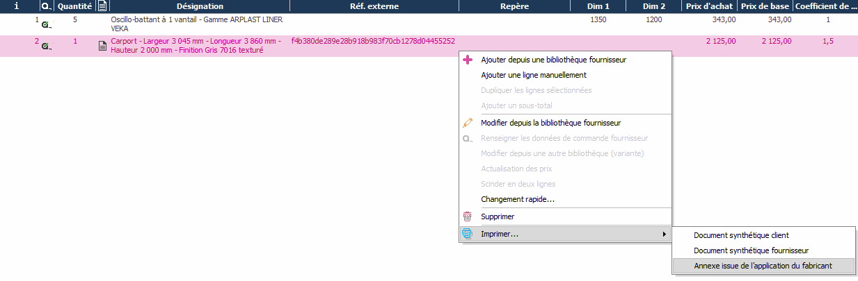 Utilisation de BatiTrade dans ProDevis | Support BatiTrade